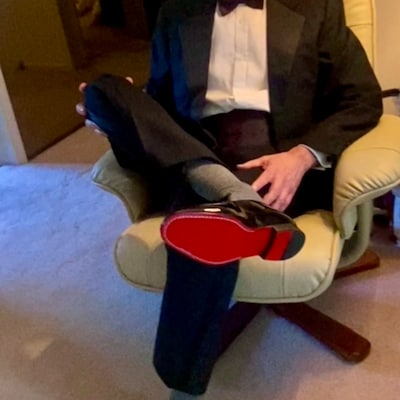 Zerbay Tolima Men's Bordeaux Opera Pumps Patent Leather Tuxedo Loafer ...