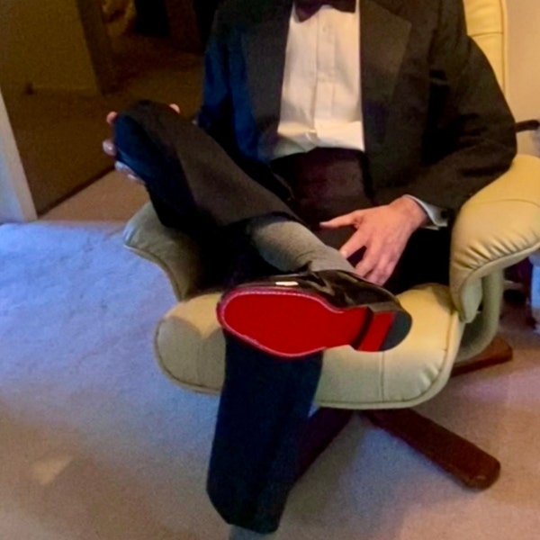 Zerbay Tolima Men's Bordeaux Opera Pumps Patent Leather Tuxedo Loafer ...