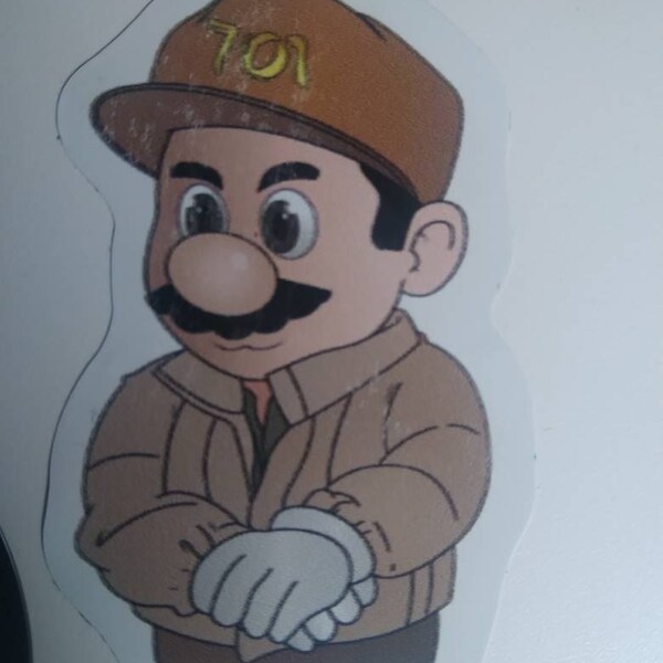 Chapo Mario Sticker, 2x2, Transparent, Gift, Gift for Him - Etsy