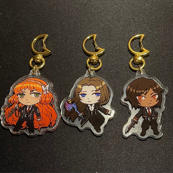 Limbus Company Keychain Charms - Etsy
