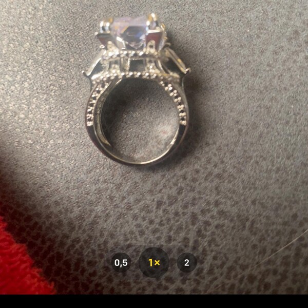 Mens Silver Diamond Ring Mens Ring Womens Ring Mens Promise Ring Iced ...