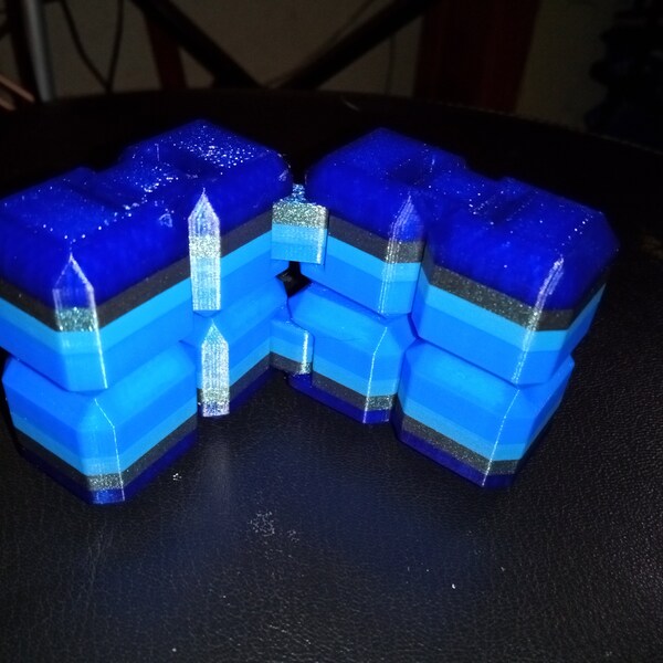 3D Printed Infinity Fidget Cube Tiktok Toy for ADHD and Stress Relief ...