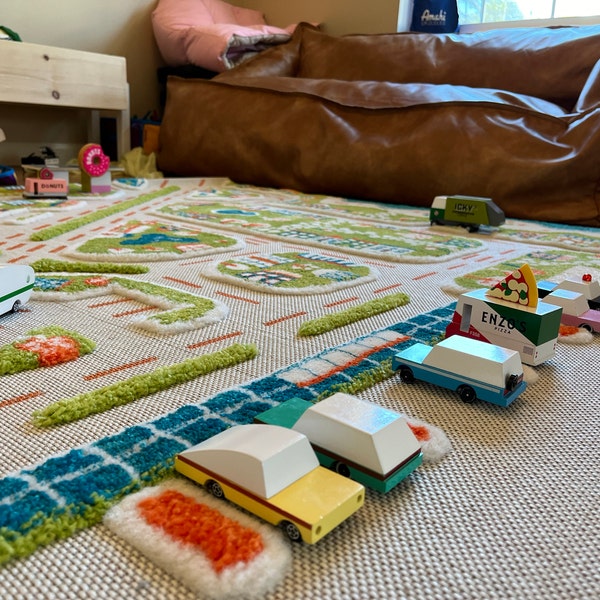 IVI 3D Mini City Nursery Toddler & Kids Montessori Play Mat Rug Soft ...