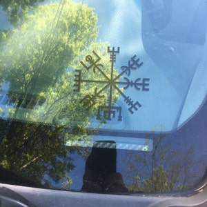 Vegvisir Norse Mythology Viking Vinyl CAR DECAL Pagan Asatru Runic ...