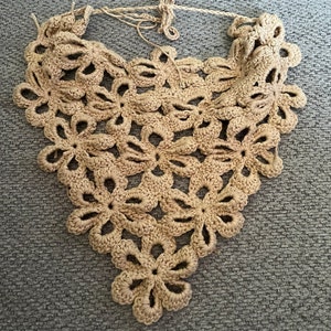 Flower Headband and Bandana PDF Crochet 2in1 Pattern Cottagecore Fairycore Daisy Kerchief ...