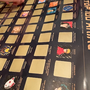 100 Anime Scratch off Poster - Top Japanese Animation of All Time ...