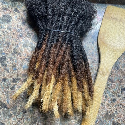 Three Tone Dreadlock Extensions Made With Unprocessed Human Hair in ...