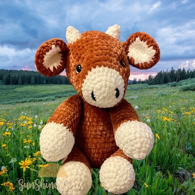 CROCHET PATTERN Colbie the Cow - Etsy Canada