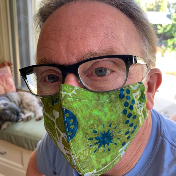 Best Fitting Washable Face Mask With Filter Pocket, Great Nose Wire ...