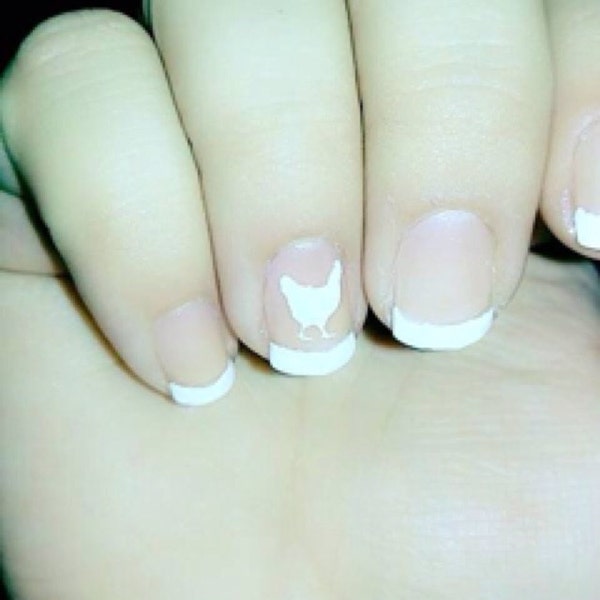 CHICKEN NAIL DECALS - Hen - Chick - Vinyl Decal - Nail Decor - Etsy