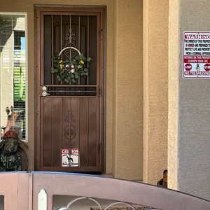 Warning Protected by A Wireless Device Sign / Decal / Security SSG017 ...