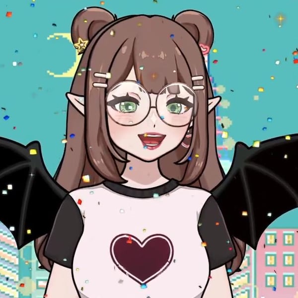 Customizable Ghost Vtuber - LIVE2D | Model/avatar | Premade | Ready to ...