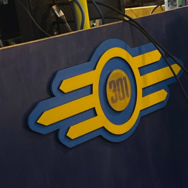 3D Vault Door Wall Art Inspired by Fallout. Customizable Numbers and ...