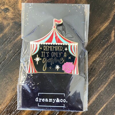 Remember It's Only A Game Enamel Pin Caraval - Etsy
