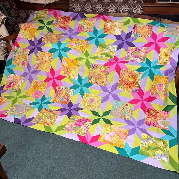 Jack's Star Quilt Pattern Booklet Instructions to Make a Quilt - Etsy