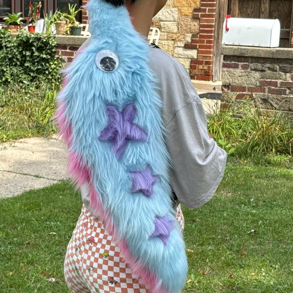 Worm on a String Custom Plush Backpack - Etsy