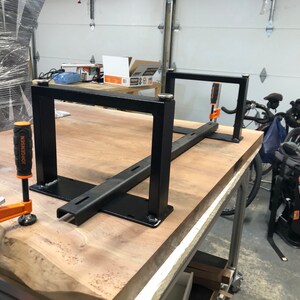 C Channel Tabletop Support Bracing 1 Tall Tabletop - Etsy