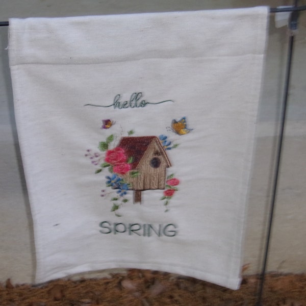 Hello Spring Embroidery Design: Easter Machine Embroidery 4x4, 5x7 ...