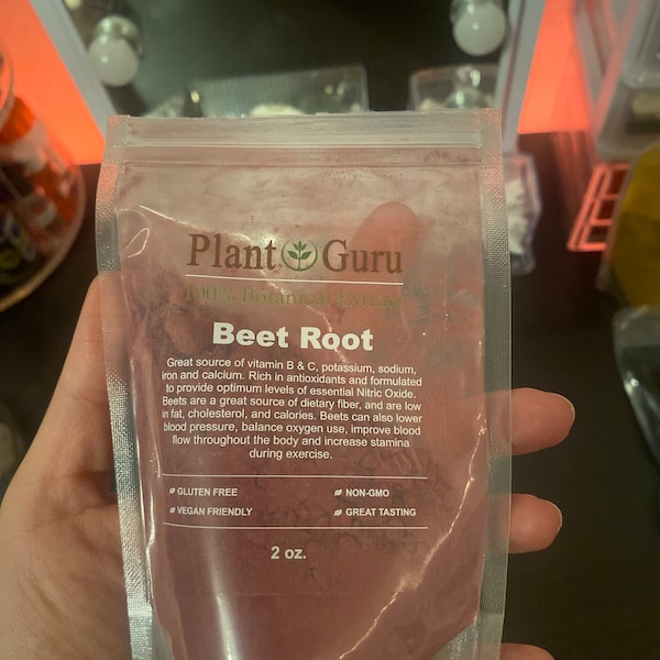 Beet Root Powder (beta Vulgaris) Non-gmo, Vegan 100% Natural Food Grade ...