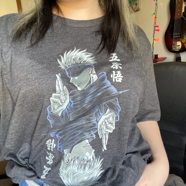 Jujutsu Shirt, JJK Shirts, Anime Graphic Tees, Best Anime Gifts, Kaisen ...