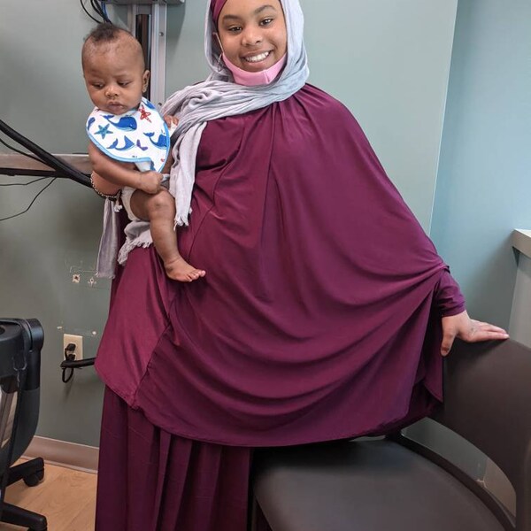 Hijab/niqab Convertible Khimar to Nikab Hijab Ready Hijab Jilbab Muslim ...