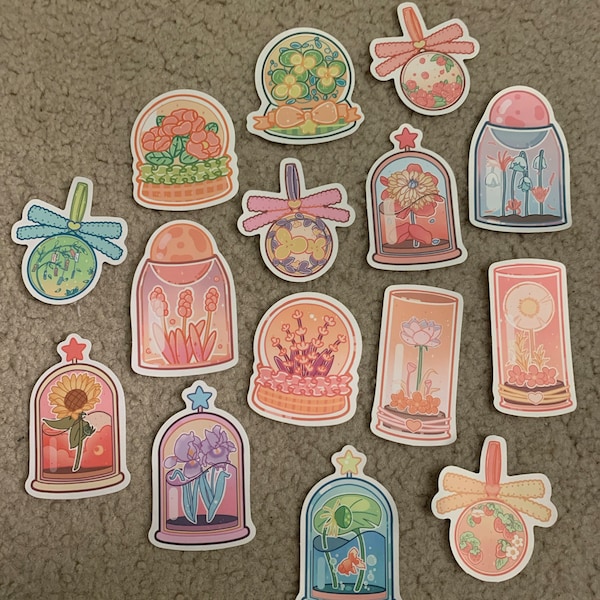 Bunny Sticker Grab Bag Assorted Waterproof Rip Proof Mystery Sticker ...