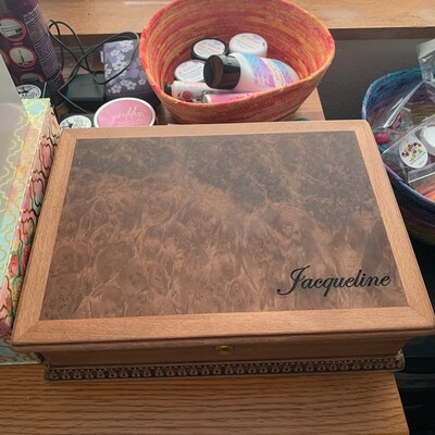 Walnut Small Jewelry Box Small Things Box Glasses Case - Etsy