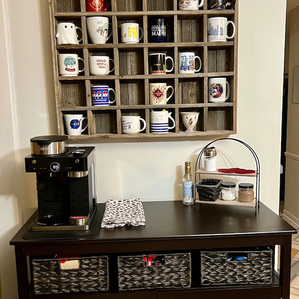 Kitchen Bath Cubby - Choose From 31 Custom Sizes - Storage for Coffee ...