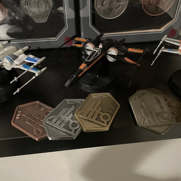 Bronze Batuuan Spira Solid Metal | Metal Batuu Credit | Star Wars ...