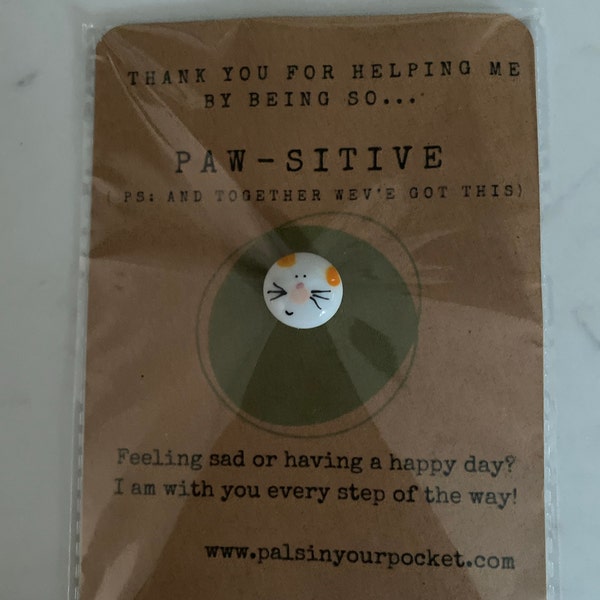 Pocket Worry Stone , Animal Pal, Worry and Anxiety Relief, Mindfulness ...