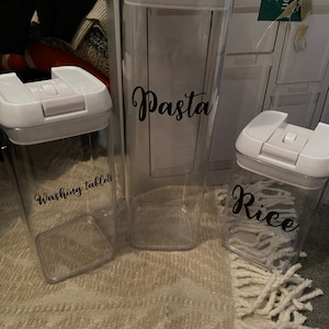Personalised Container Stickers Craft Vinyl Stickers - Etsy UK