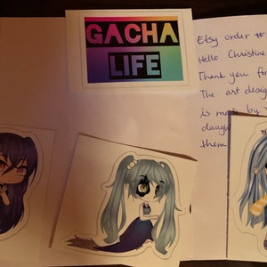 Gacha Life Art Stickers Bundle Set of Ten 10 Stickers - Etsy