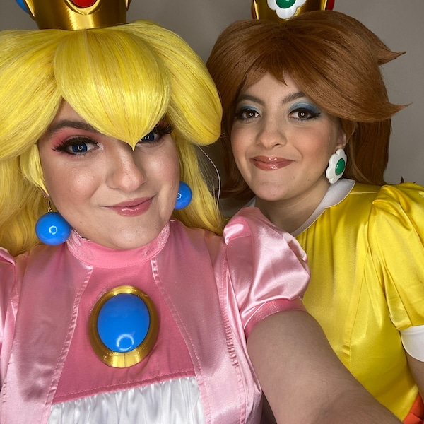 Princess Daisy Cosplay Set (crown, Earrings, Brooch) - Etsy