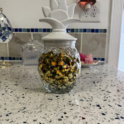 100 MINI Glass Gems, Miniature Vase Fillers, Clear Glass Gems, Small ...