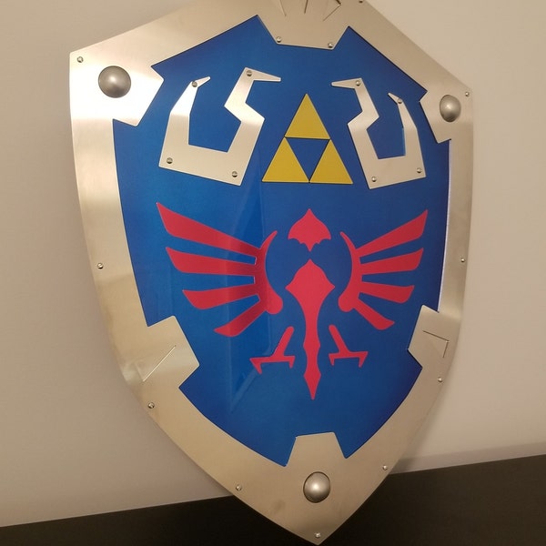 Dark Link Hylian Shield - Twilight Princess - Steel-plated, Battle ...