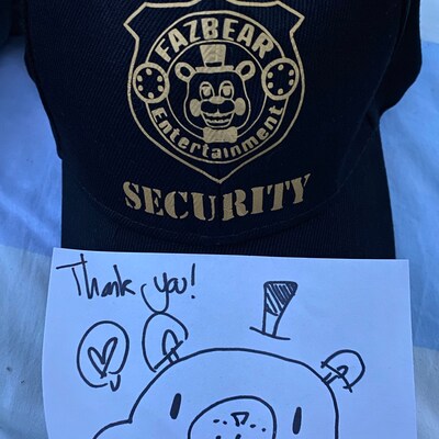 Fazbear Entertainment Security Hat FNAF Inspired Baseball Cap - Etsy