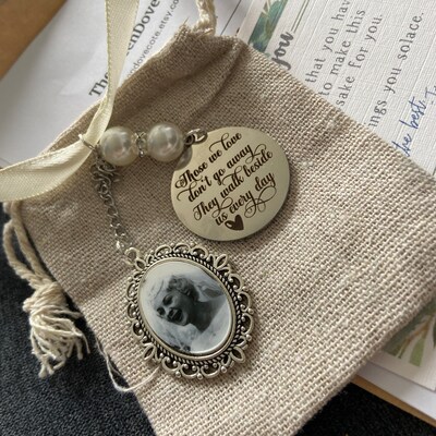 Groom Memorial Pin Groom Buttonhole Charm Groom Memory Pin Loved One ...