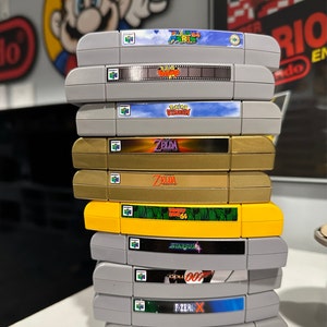 N64 Cartridge Top End Labels DELUXE SET Entire US Library - Etsy