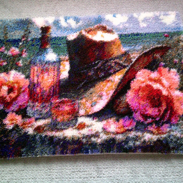 Cartoon Fox Carpet Latch Hook Kits, Large Latch Hook Rug Kit for Adults ...