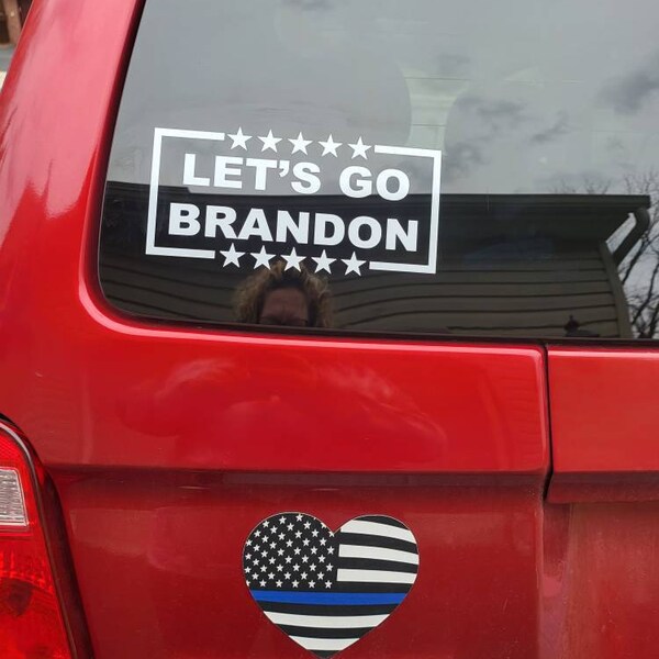 Lets Go Brandon Vinyl Decal, Lets Go Brandon Sticker, Lets Go Brandon ...