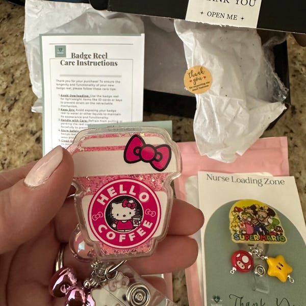 Pink Scrub Top Charm for Badge Reels and Shoe Charms Cute Nurse ...