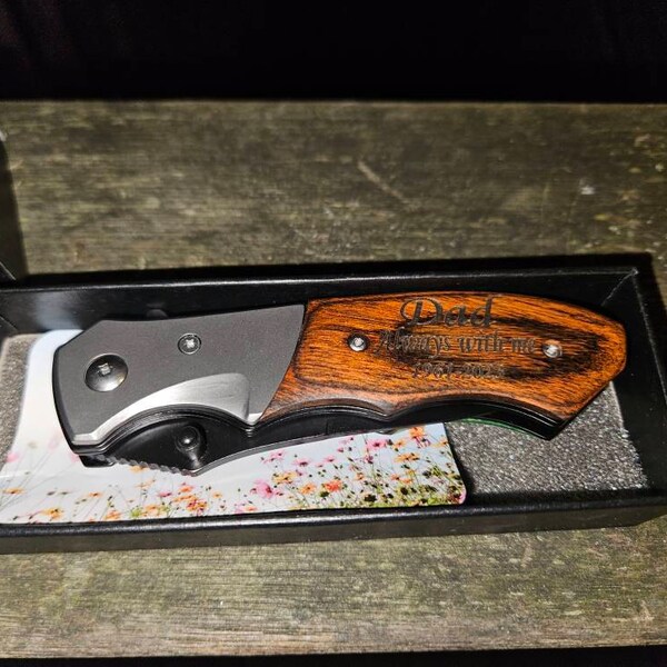 Custom Engraved Cremation Keepsake Knife. HIGH QUALITY & Free Priority ...