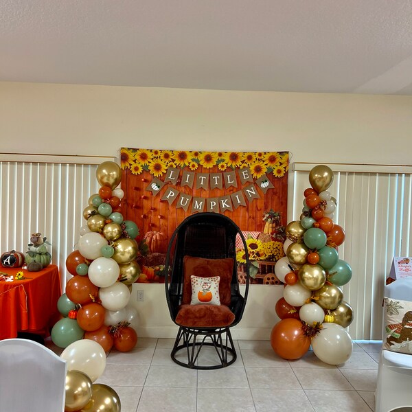 Rustic Boho Balloon Garland Kit | Fall Harvest Balloon Arch | Spiced ...