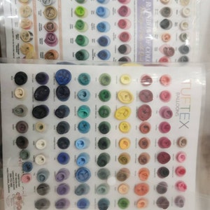 Tuftex Color Chart W/balloons New Colors Included - Etsy Canada