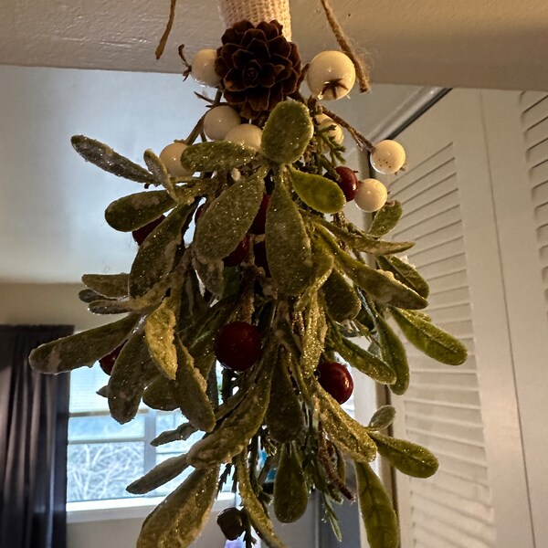 Hanging Christmas Mistletoe, Artificial Mistletoe, Stocking Stuffer ...