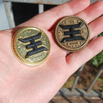 Ninja Ninjetti Gold BEAR Power Coin Legacy Morpher Prop - Etsy