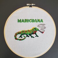 Best Buds Cross Stitch Pattern Weed Cross Stitch Drug Cross Stitch Pun ...
