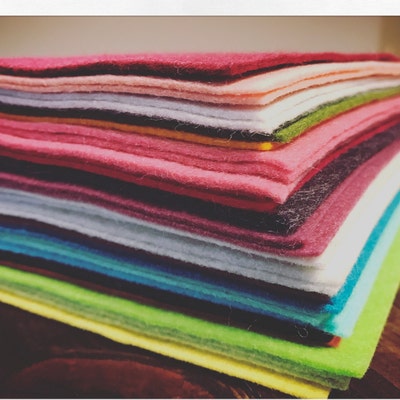 Wool Felt Sheets Choose Any Forty 40 Merino Wool Blend Felt - Etsy