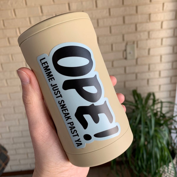 Ope Sticker, Ope Decal, Midwest Decal, Laptop Sticker, Water Bottle ...
