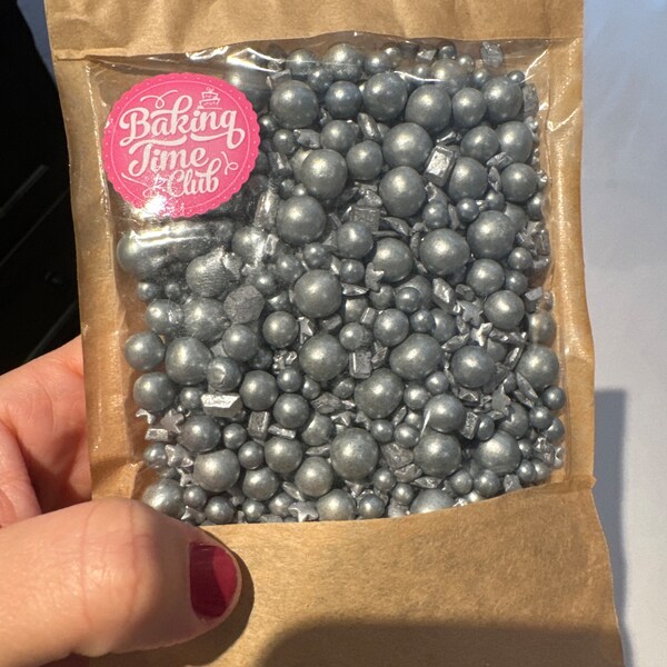 Moon and Stars Stars Natural Colour Cake Sprinkles Suitable for Vegans ...